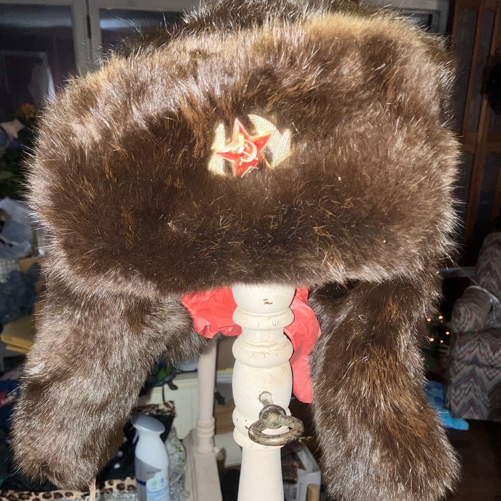 Soviet Russia Badge Bomber Hat - Gem